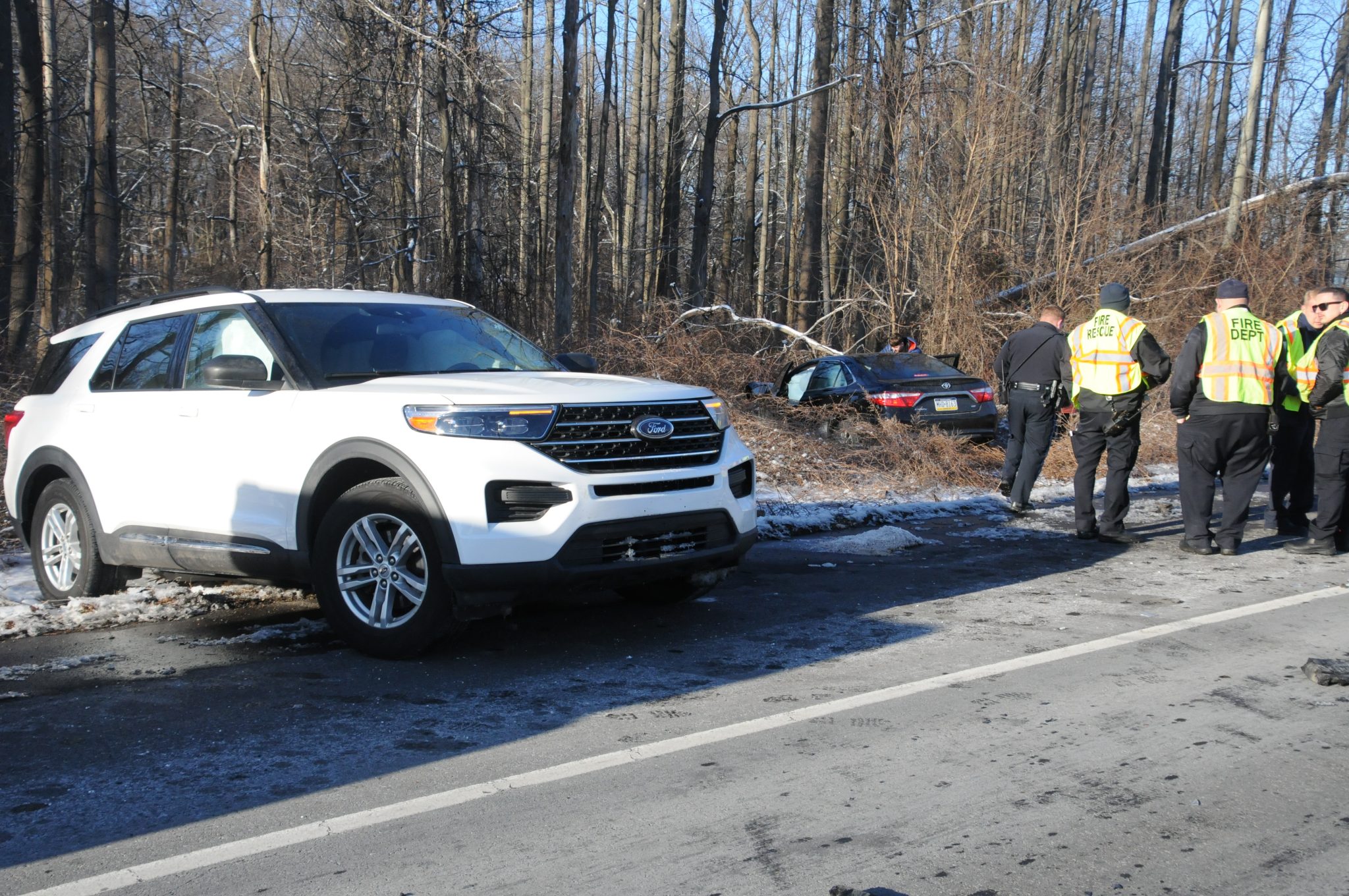 Two Car Crash Ties Up Bristol Pike In Bensalem Delaware Valley News